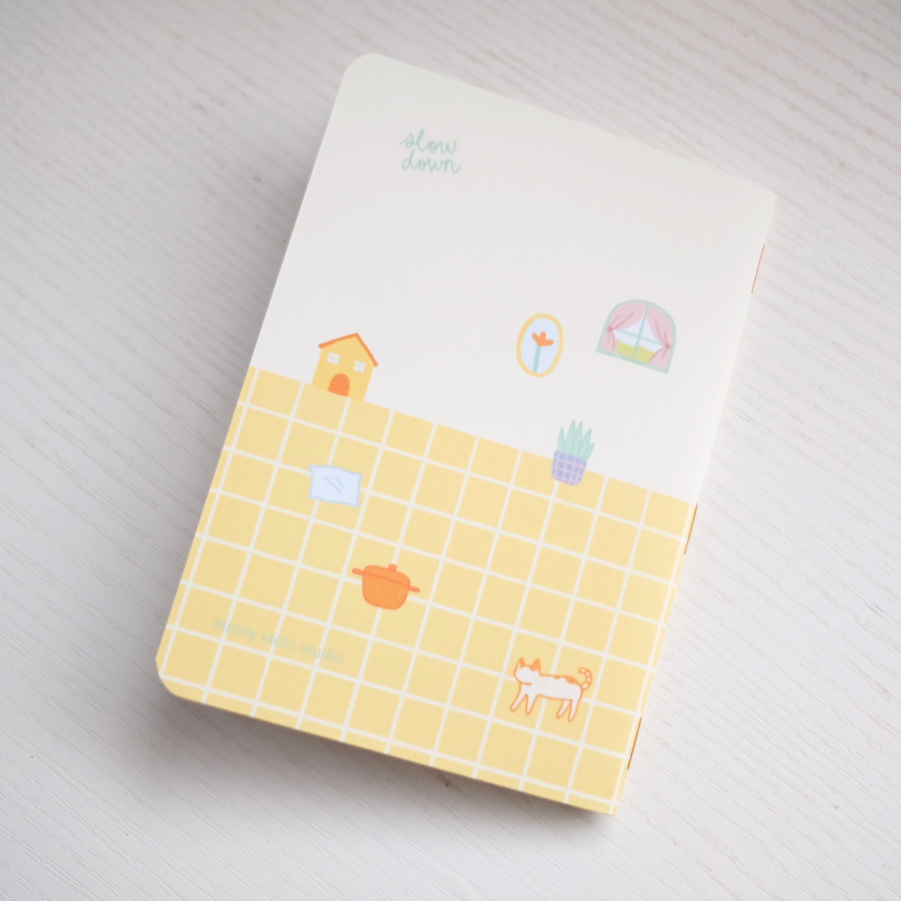 Stay at Home Club A6 Pocket Journal – Sunny Stoic Studio