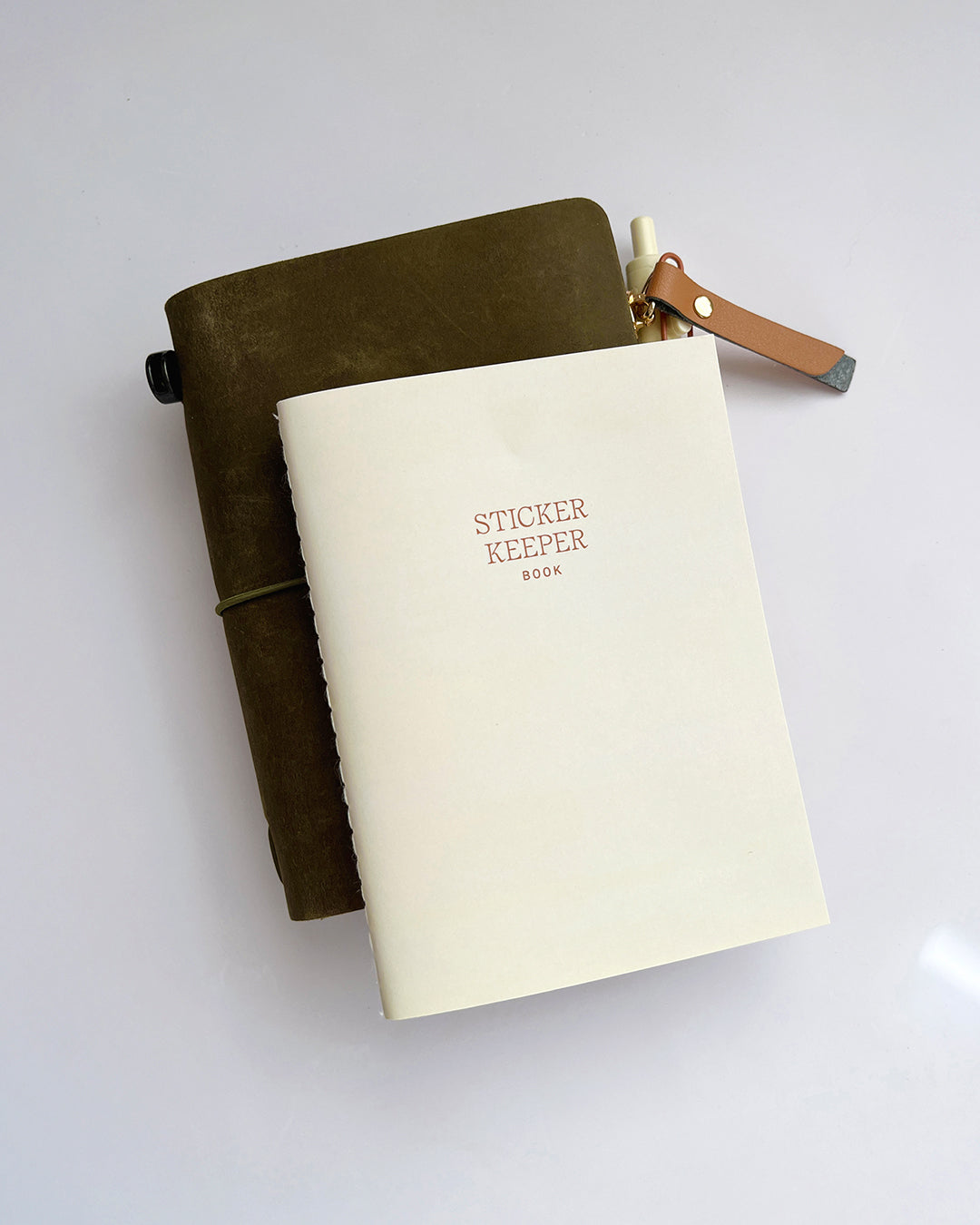 Sticker Keeper Passport Size (Cream) – Sunny Stoic Studio