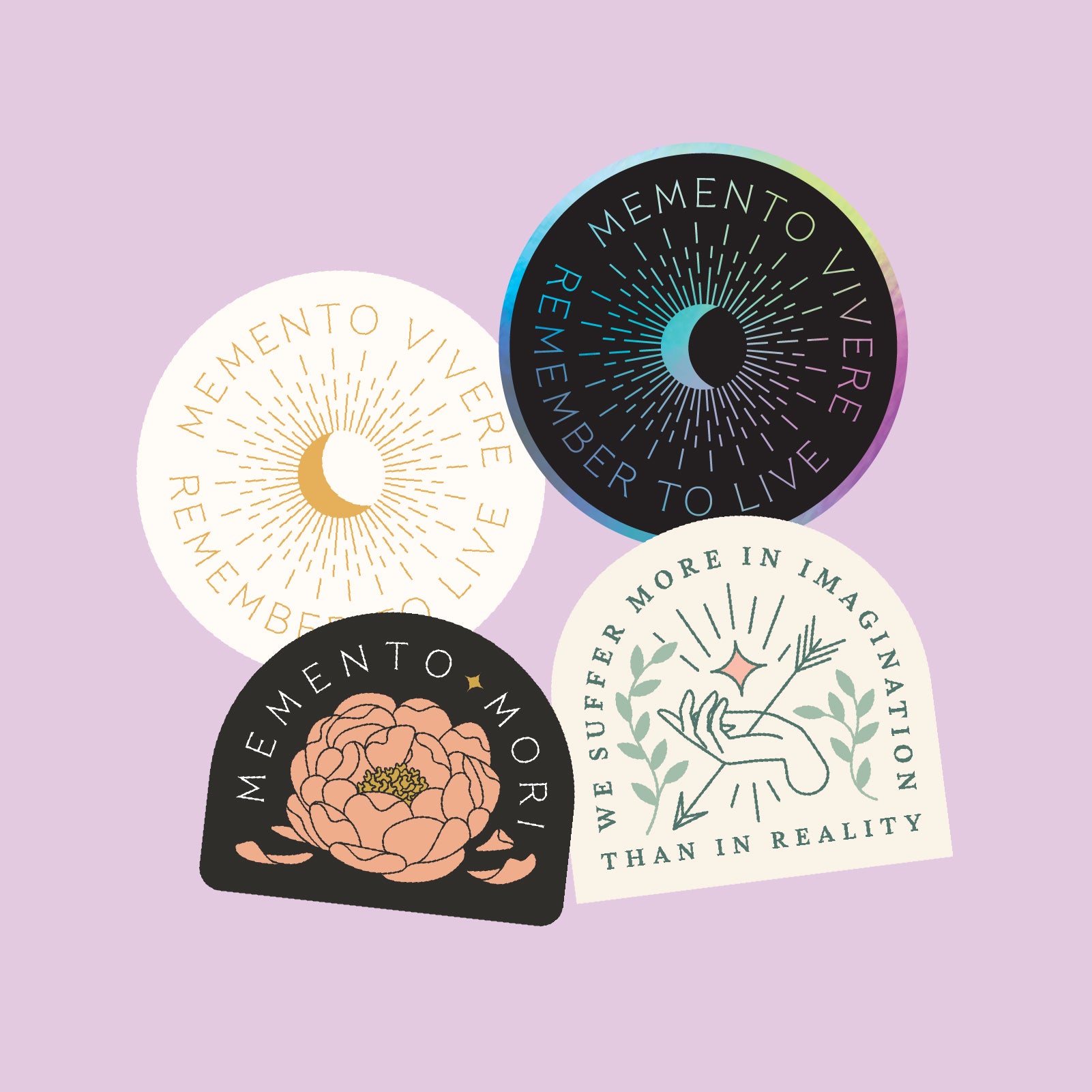 NEW Die-Cut Stickers – Sunny Stoic Studio